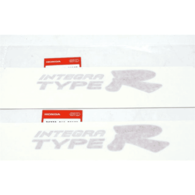 Honda OEM - Integra DC5R Rear Quarter Type R Sticker – (Type A ...